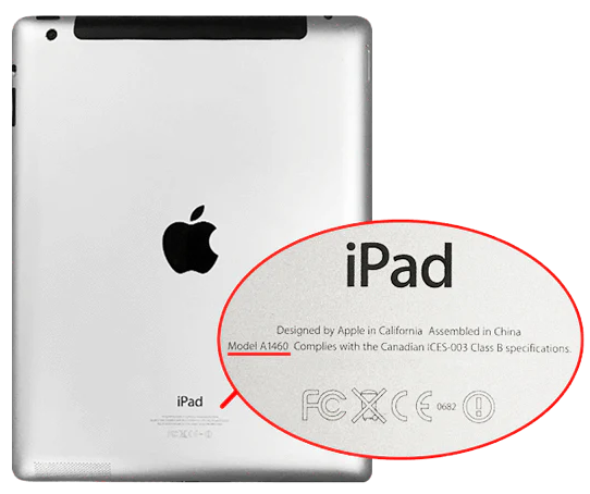 Model and Generation of Your iPad